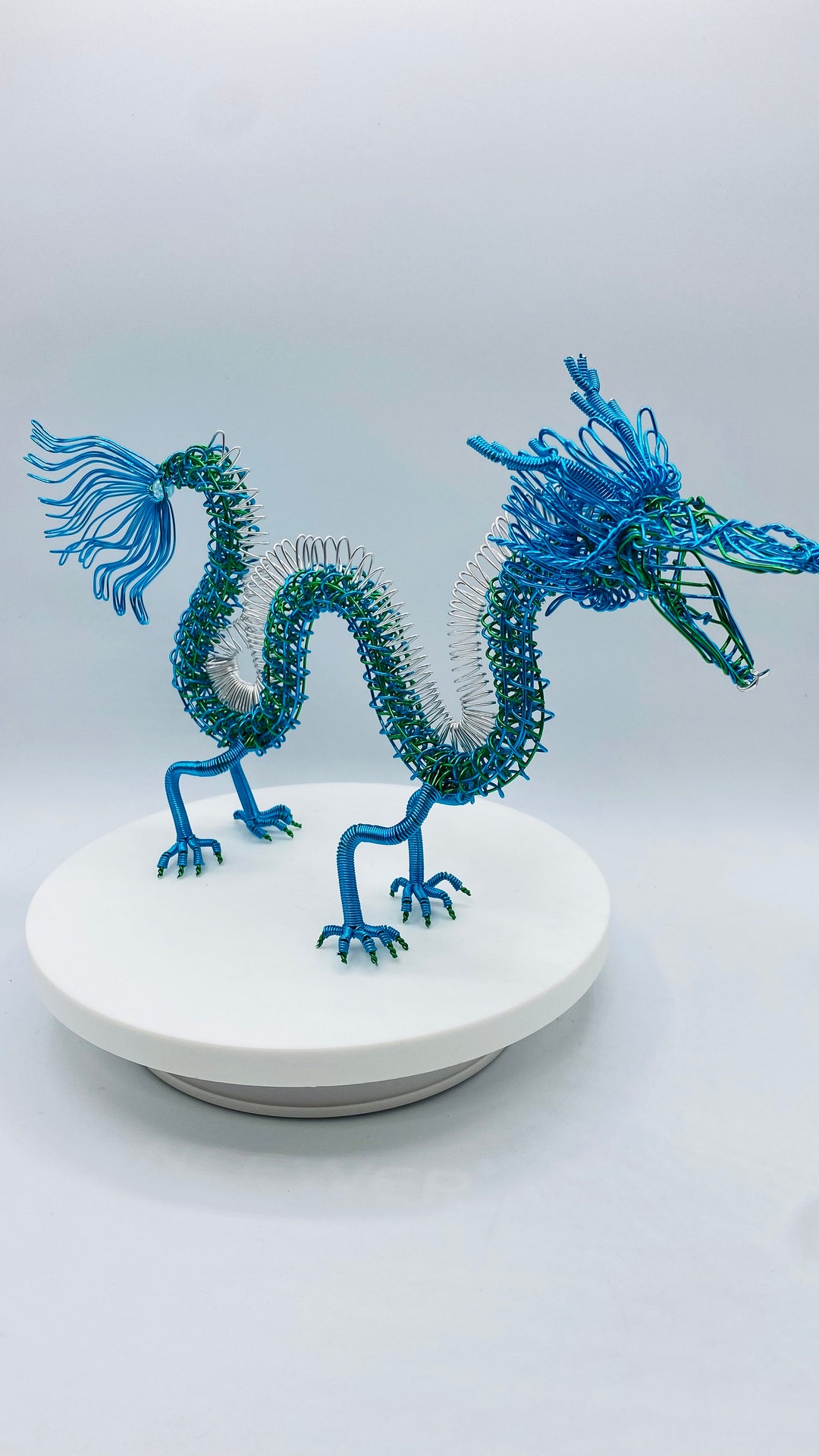 Chinese Dragon Wire Sculpture - Etsy