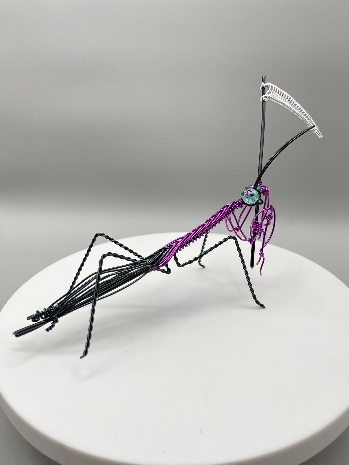 Praying Mantis Grim Reaper Wire Sculpture - Etsy