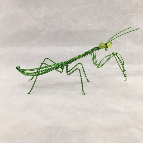 Praying Mantis Wire Sculpture - Etsy