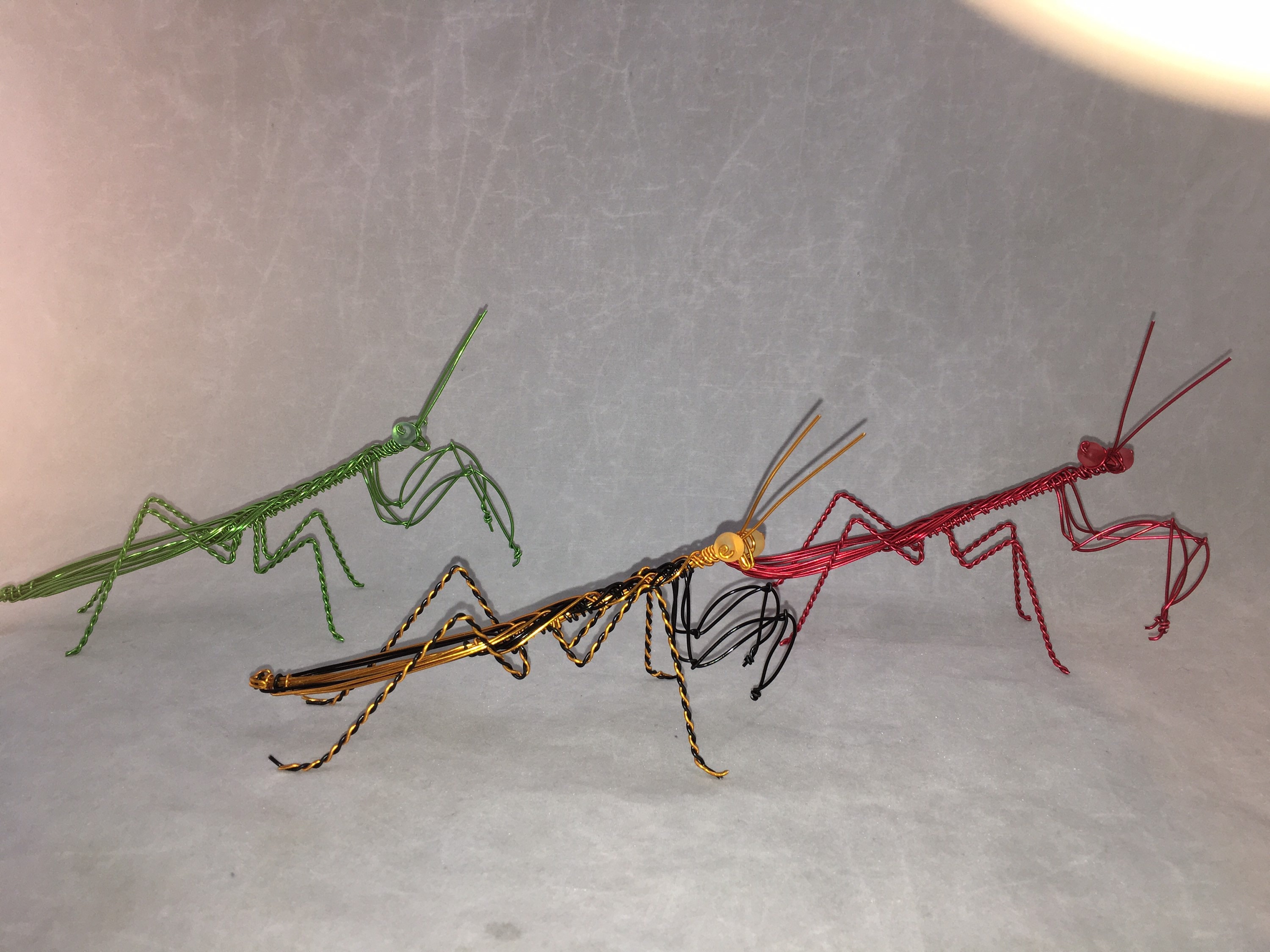 Praying Mantis Wire Sculpture - Etsy UK