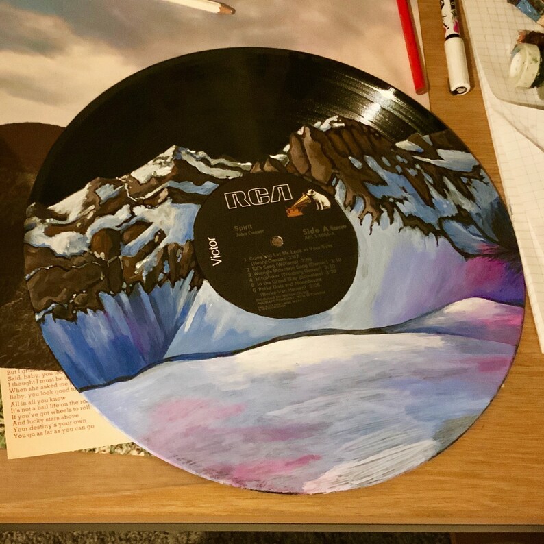 Custom Record Painting - Etsy