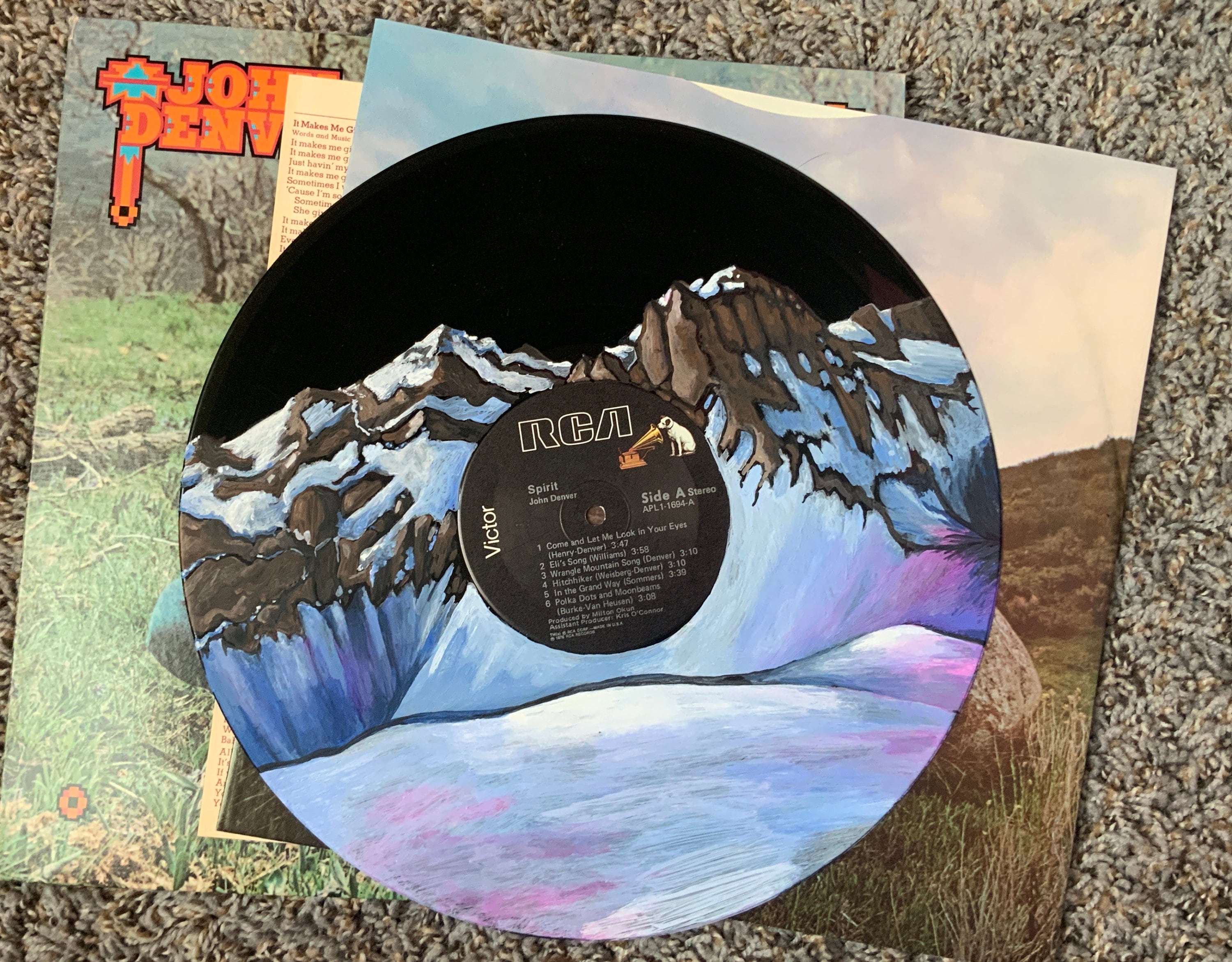 Custom Record Painting - Etsy