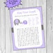 Elephant Baby Shower Games Purple and Gray Word Search Game - Etsy