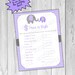 Elephant Baby Shower Games Purple and Gray Price is Right Game - Etsy