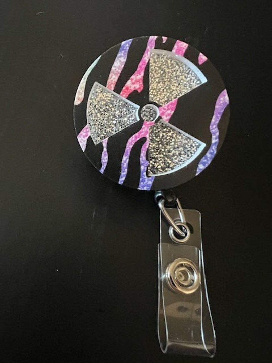 Xray Badge Reel, Radiation Symbol Badge Reel, Interchangeable Badge ...
