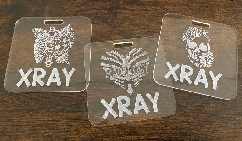 Engraved Radiology Badge Buddy Custom Badge Buddy Marker - Etsy