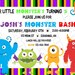 Monster Birthday Invite Party Monster Bash Printable - Etsy