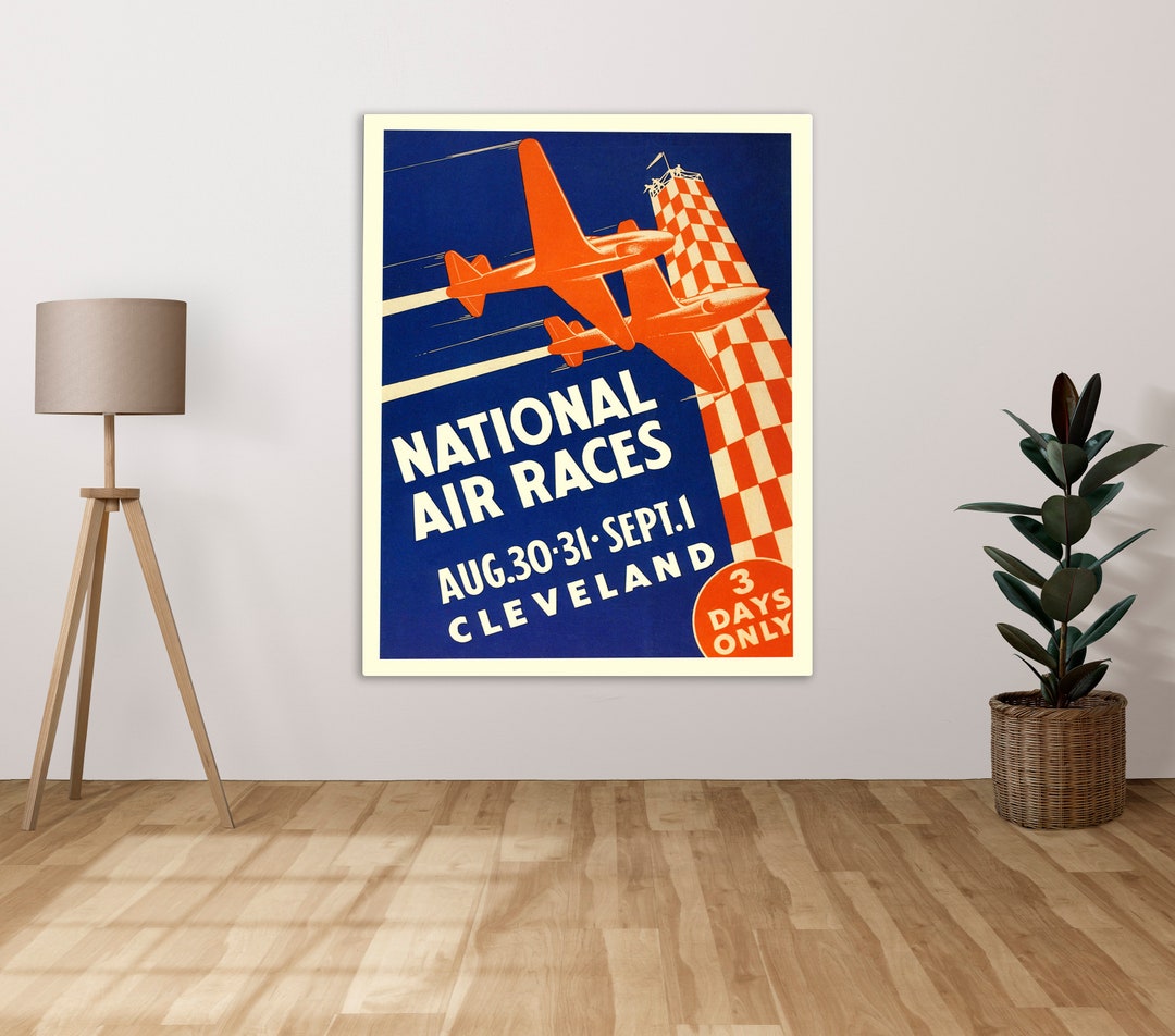 National Air Races Air Force - Metal Sign Metal Plaque Wall Art Decor ...