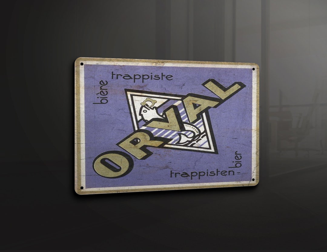 Orval Beer Biere - Metal Sign Metal Plaque Wall Art Decor Signage - Etsy