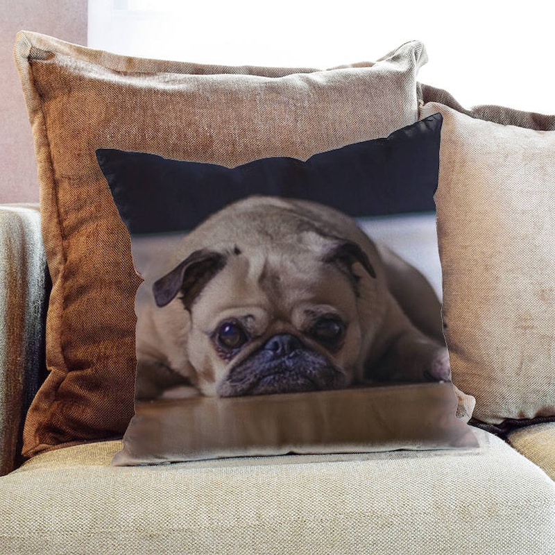 Pug Pillow - Etsy
