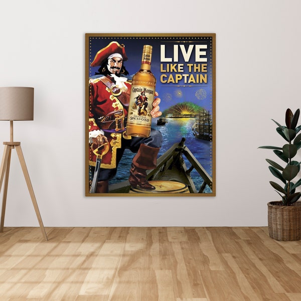 Captain Morgan Metal Signs - Etsy UK