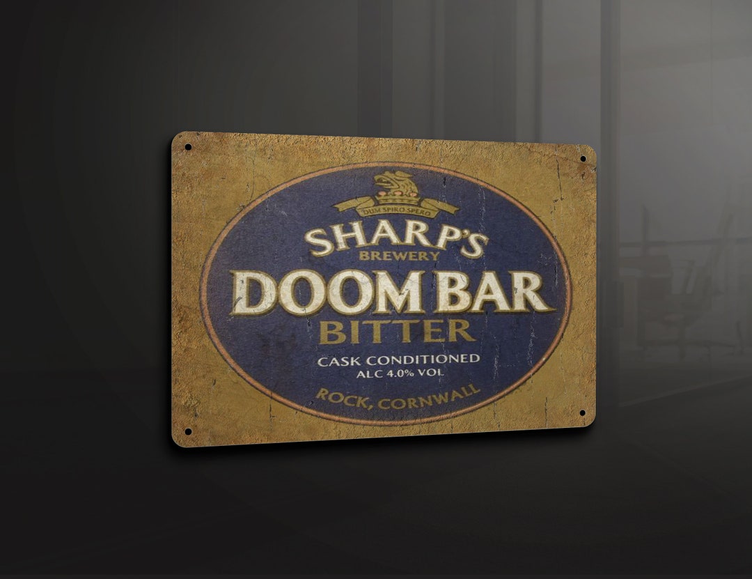 Doom Bar Bitter Larger Sharps Kitchen Home Metal Sign Metal Plaque Wall ...