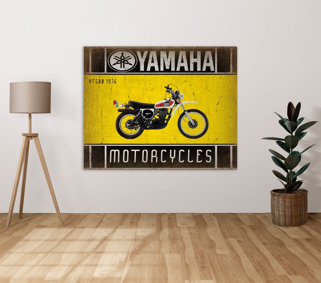 Yamaha Motorcycles - Metal Sign Metal Plaque Wall Art Decor Signage - Etsy