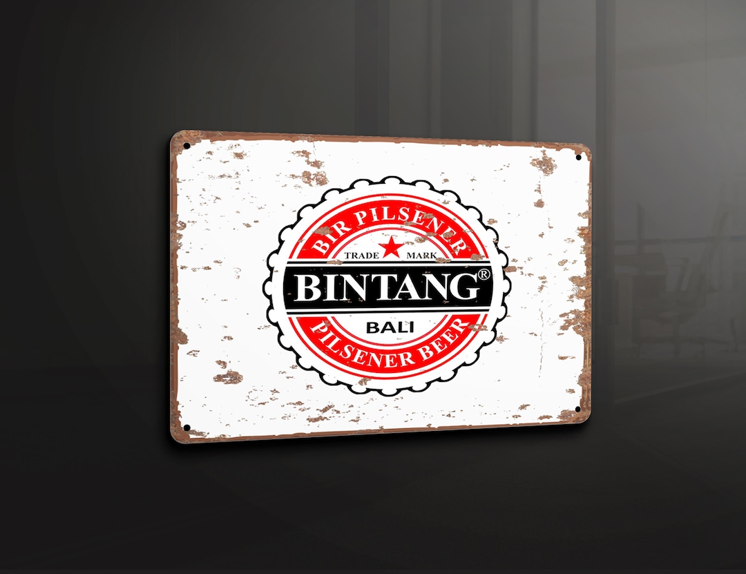 Bintang Bali Beer Drink - Metal Sign Metal Plaque Wall Art Decor ...