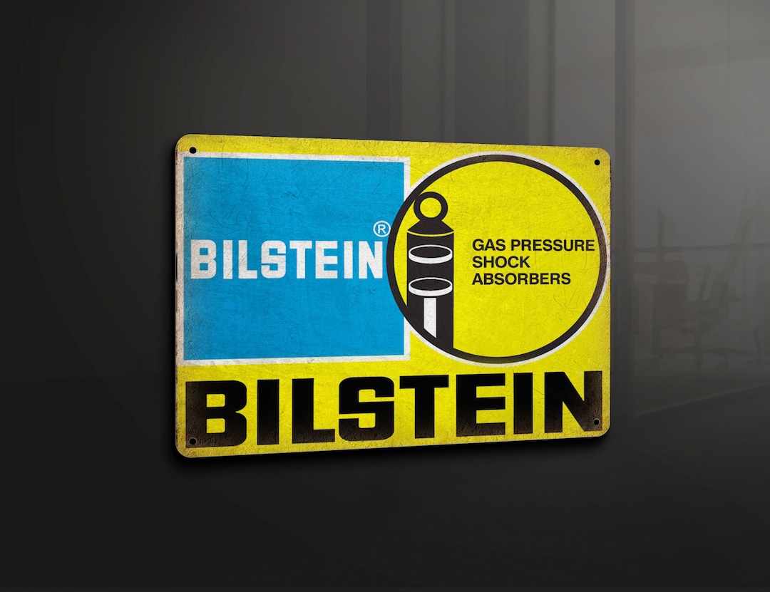 Bilstein Garage Car Automotive - Metal Sign Metal Plaque Wall Art Decor ...