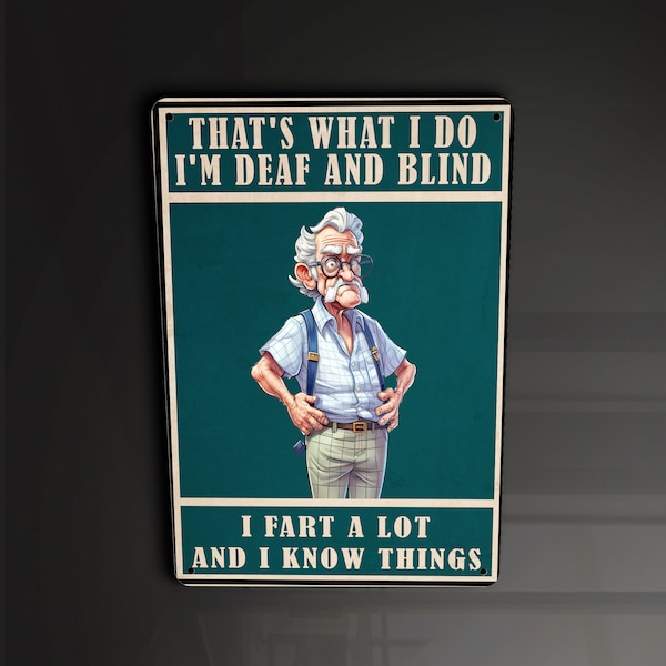Old Fart Signs - Etsy