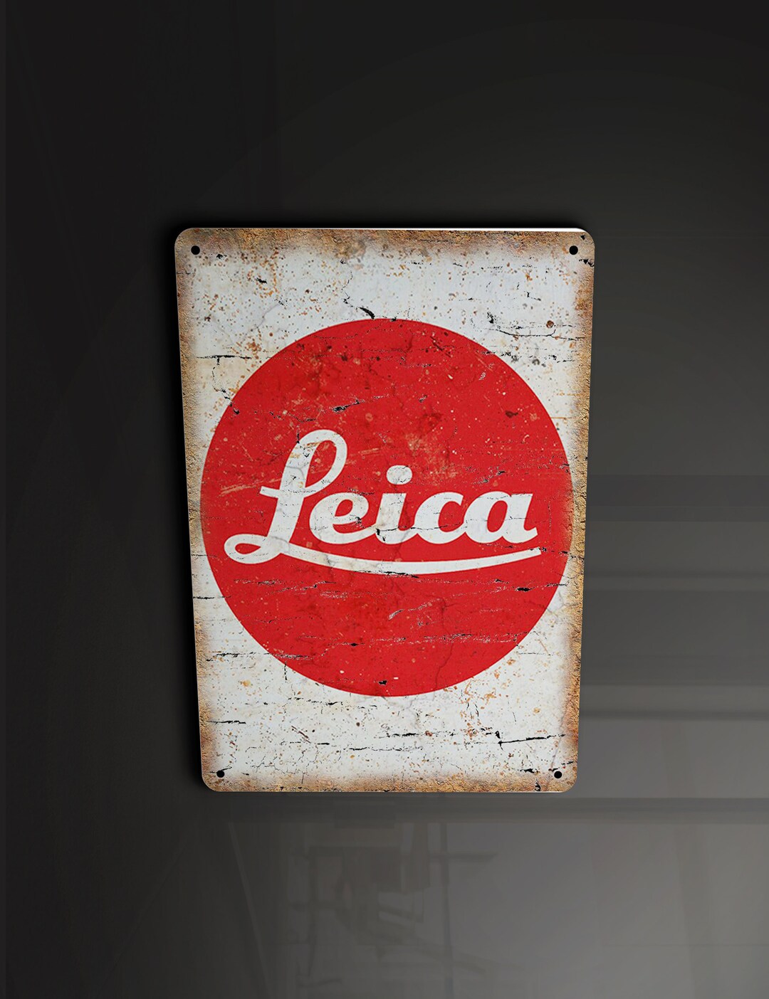 Leica Beer Pub Alcohol Bar Lager - Metal Sign Metal Plaque Wall Art ...