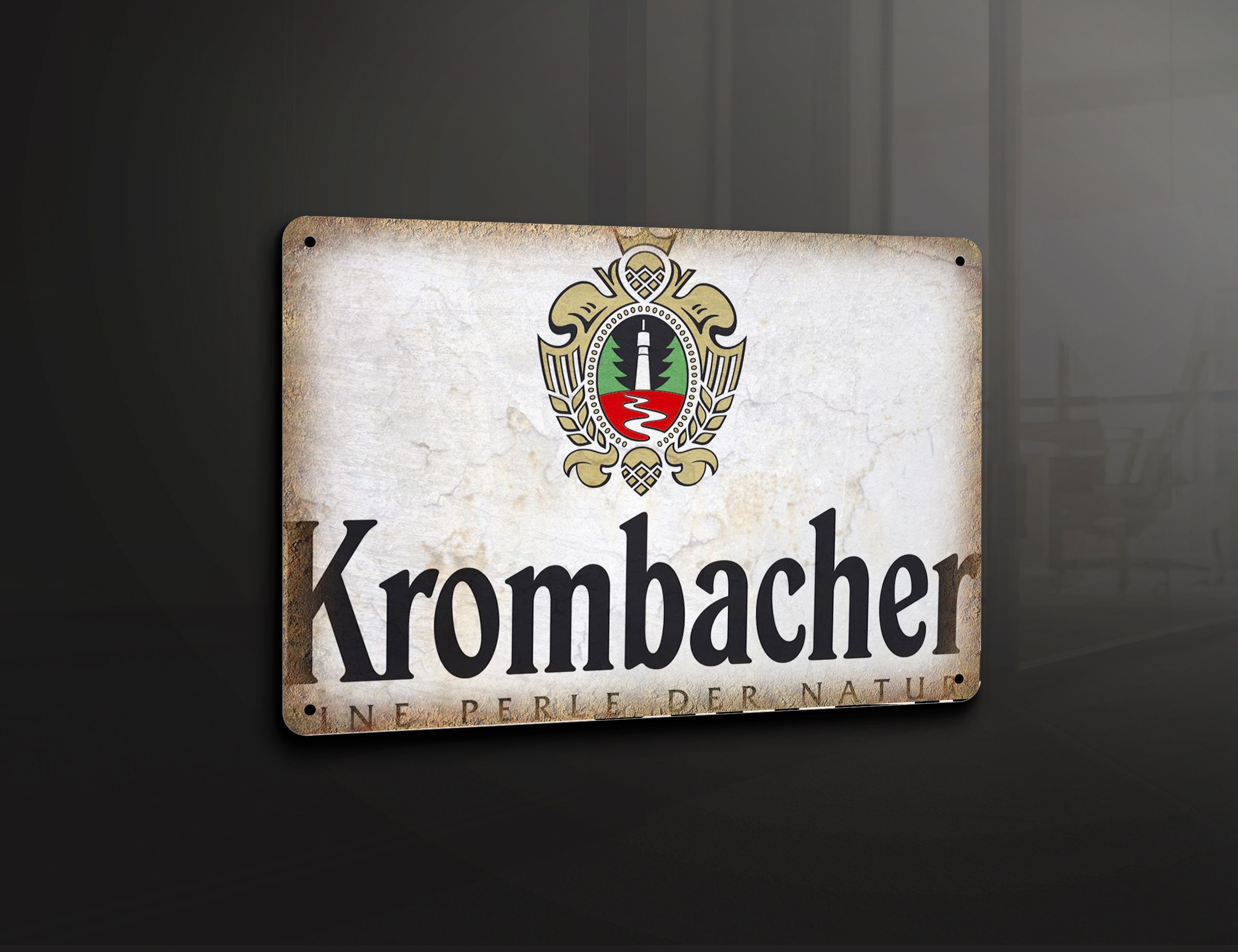 Krombacher Beer - Metal Sign Metal Plaque Wall Art Decor Signage - Etsy