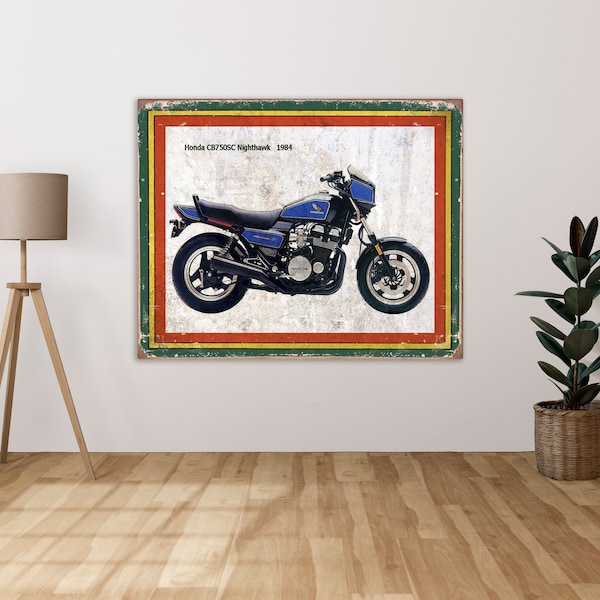 Honda Motorbike Sign - Etsy
