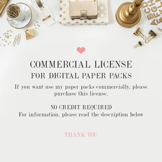 Package of 3 Extended Commercial Licenses for Cliparts and Digital ...