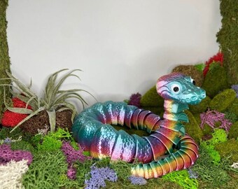 Ball Python Articulated 3D Printed Toy - Etsy