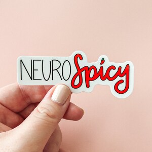 Neurospicy Chili Sticker: Mental Health Awareness, Neurodivergent Fun ...