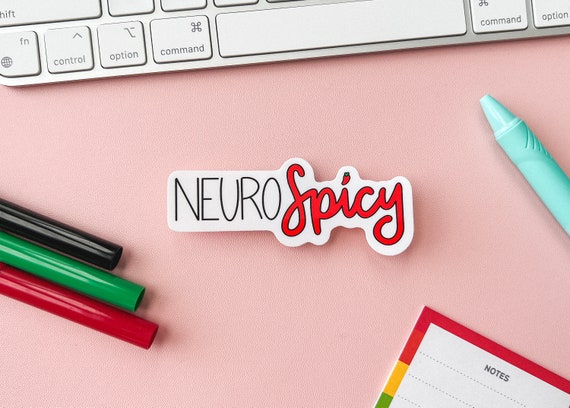 Neurospicy Chili Sticker Mental Health Awareness Sticker - Etsy