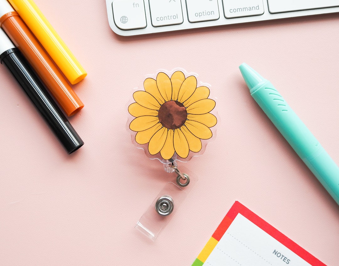 Sunflower Badge Reel: Invisible Disabilities Awareness, Floral ID ...