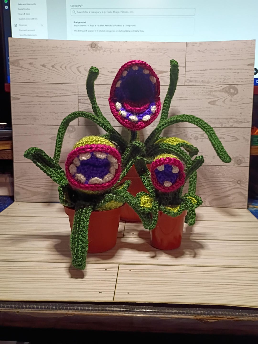 Handmade Crochet Audrey II – Little Shop of Horrors-inspired Plant ...