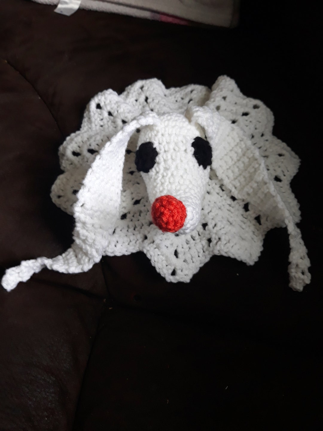 Handmade Crochet Zero – the Nightmare Before Christmas Inspired Lovey ...