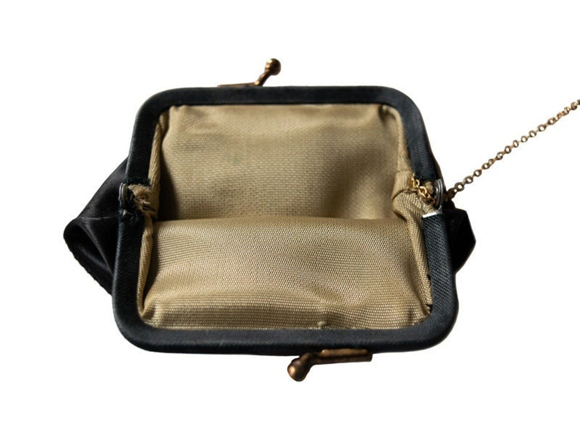 After Five Black Faux Reptile Clutch Purse, Vintage 50s, Small - Etsy