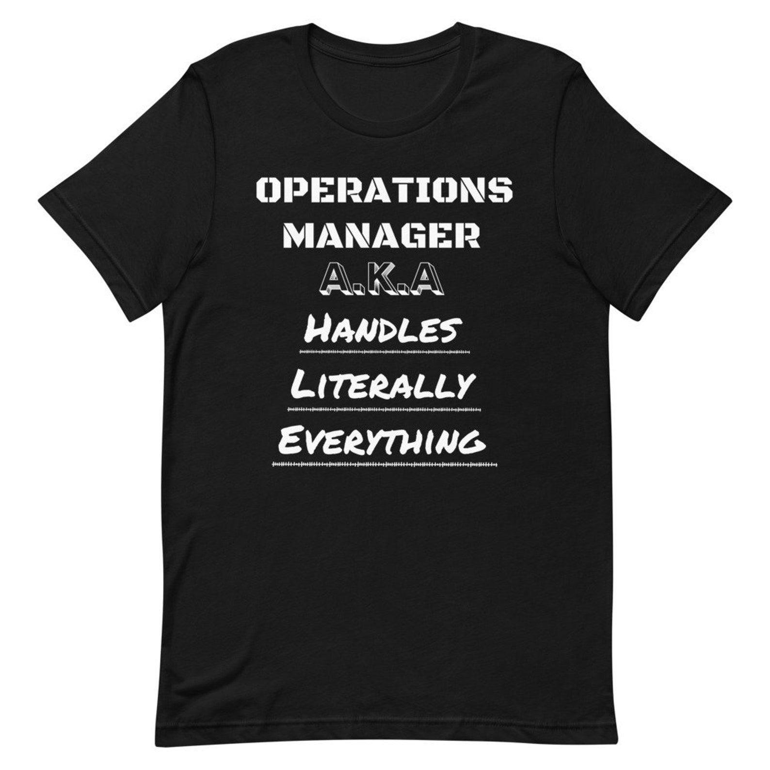 Operations Manager-shirts for Managers,best Manager Tshirt,shirts With ...