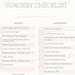 Veterinary Surgery and Anesthesia Checklist | Vet Tech Printable ...