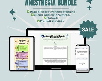 Stages & Planes of Anesthesia Study Guide + Flashcards + Scenarios ...