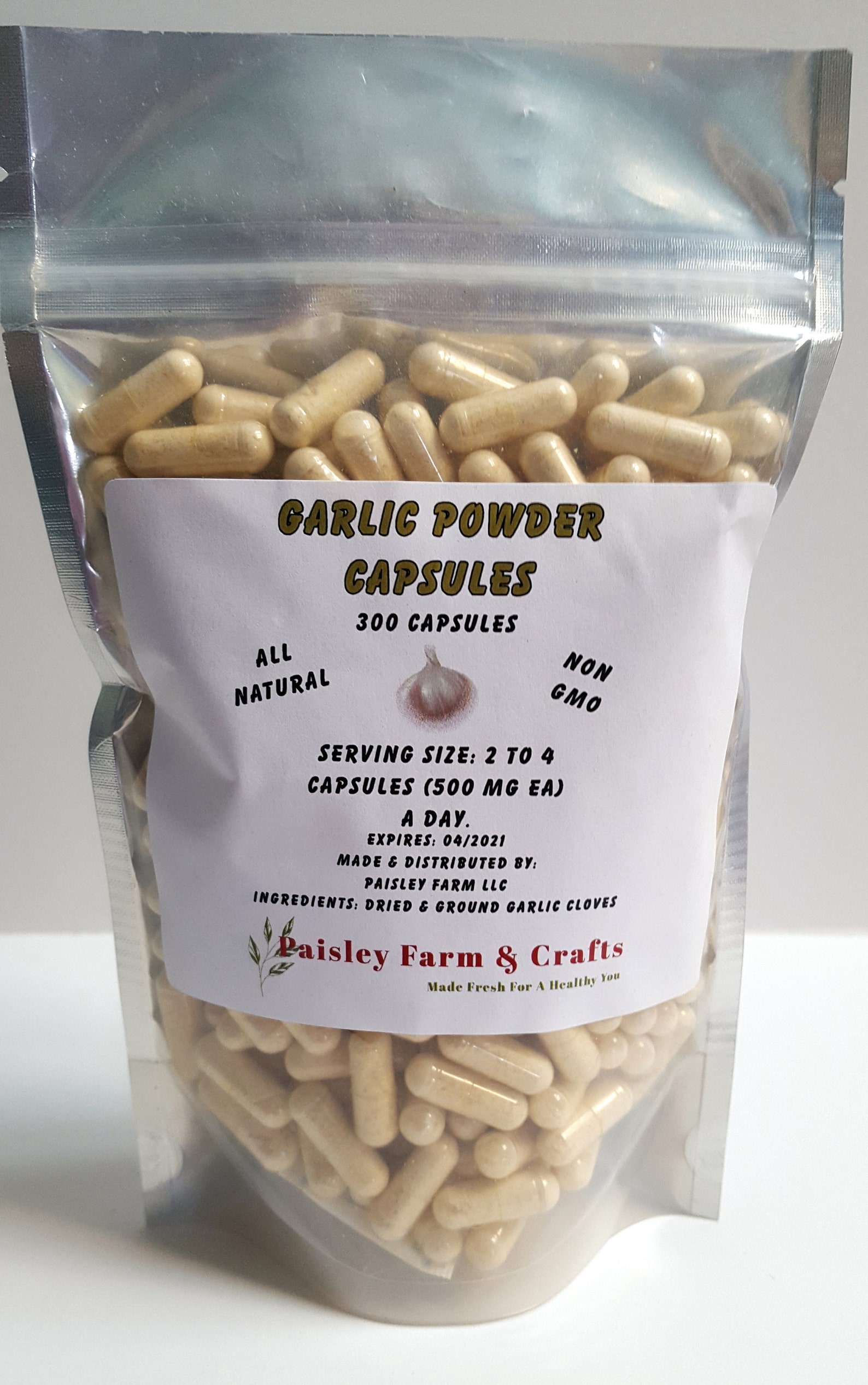 Garlic Capsules - Made Fresh on Demand! - Etsy