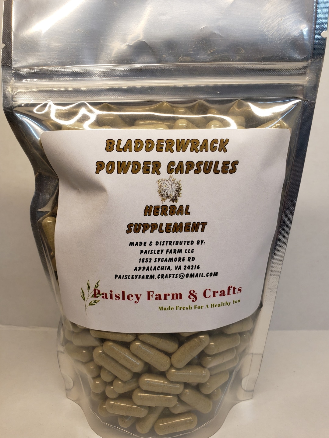 Bladderwrack Capsules 300 Ct - Made Fresh on Demand! - Etsy