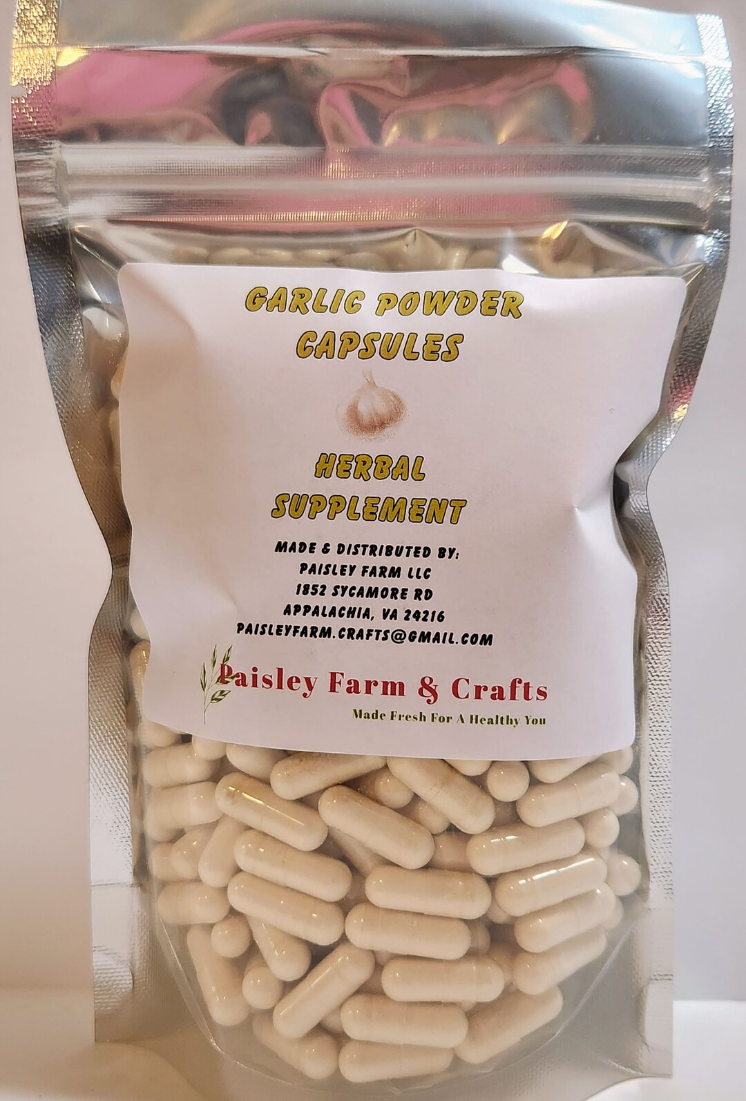 Garlic Capsules - Made Fresh on Demand! - Etsy