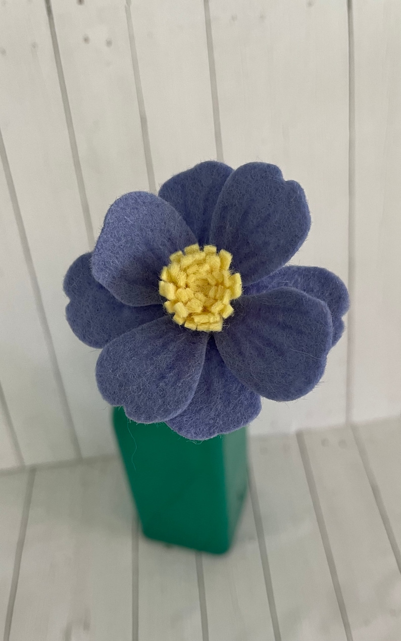 October Birth Month Flower Stem: Felt Cosmos Single Stem for | Etsy