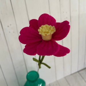 October Birth Month Flower Stem: Felt Cosmos - Single Stem for Floral ...
