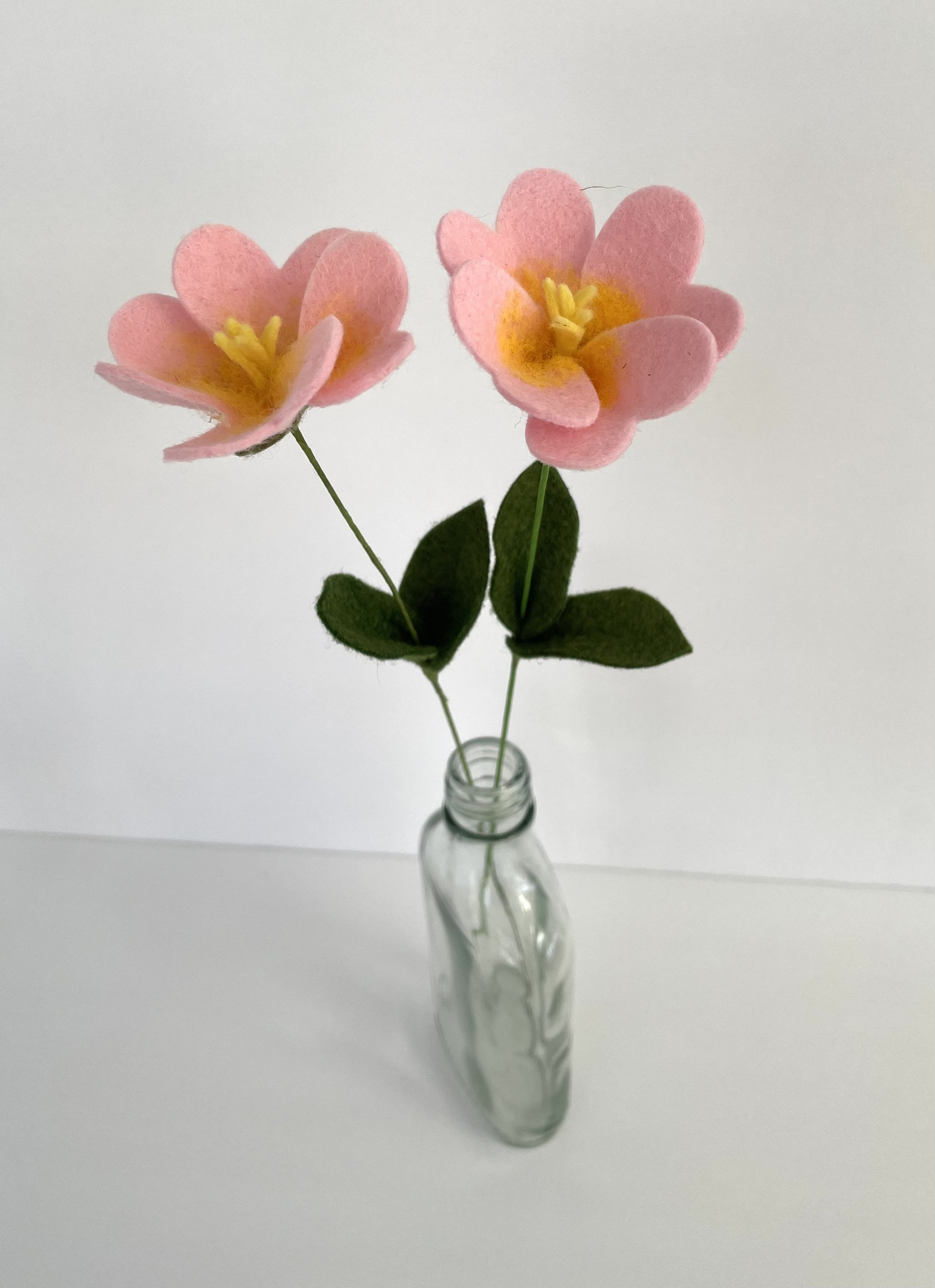 February Birthday Felt Primrose Primula Faux Flower Floral | Etsy