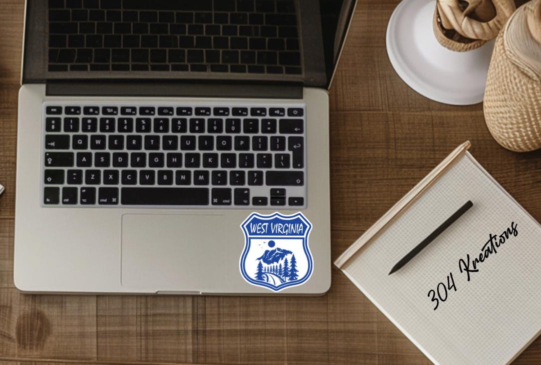 Blue West Virginia Sticker - Etsy