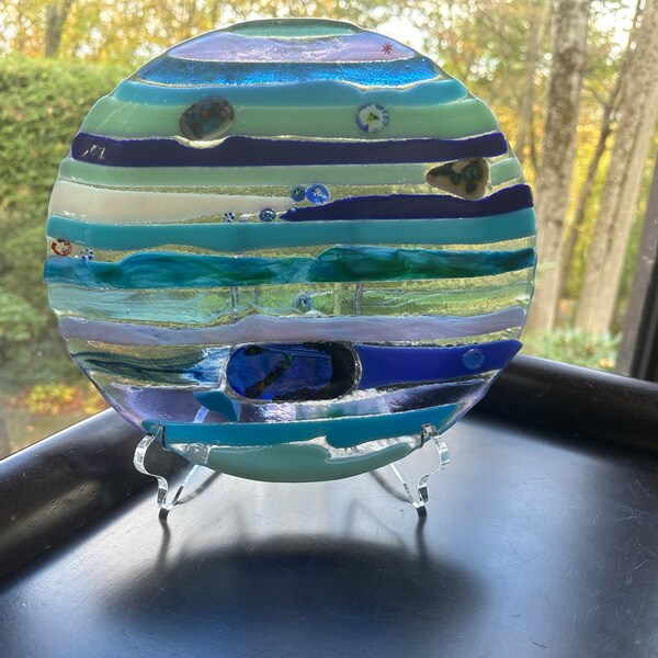 Decorative Glass Wall Plates - Etsy