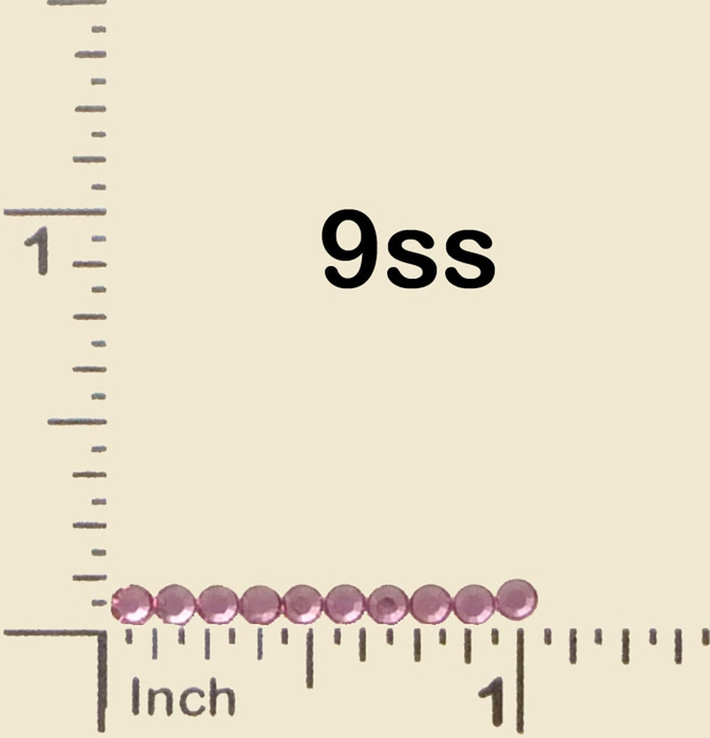 9ss Regular Colors 144 pieces 1 gross Swarovski flatback | Etsy