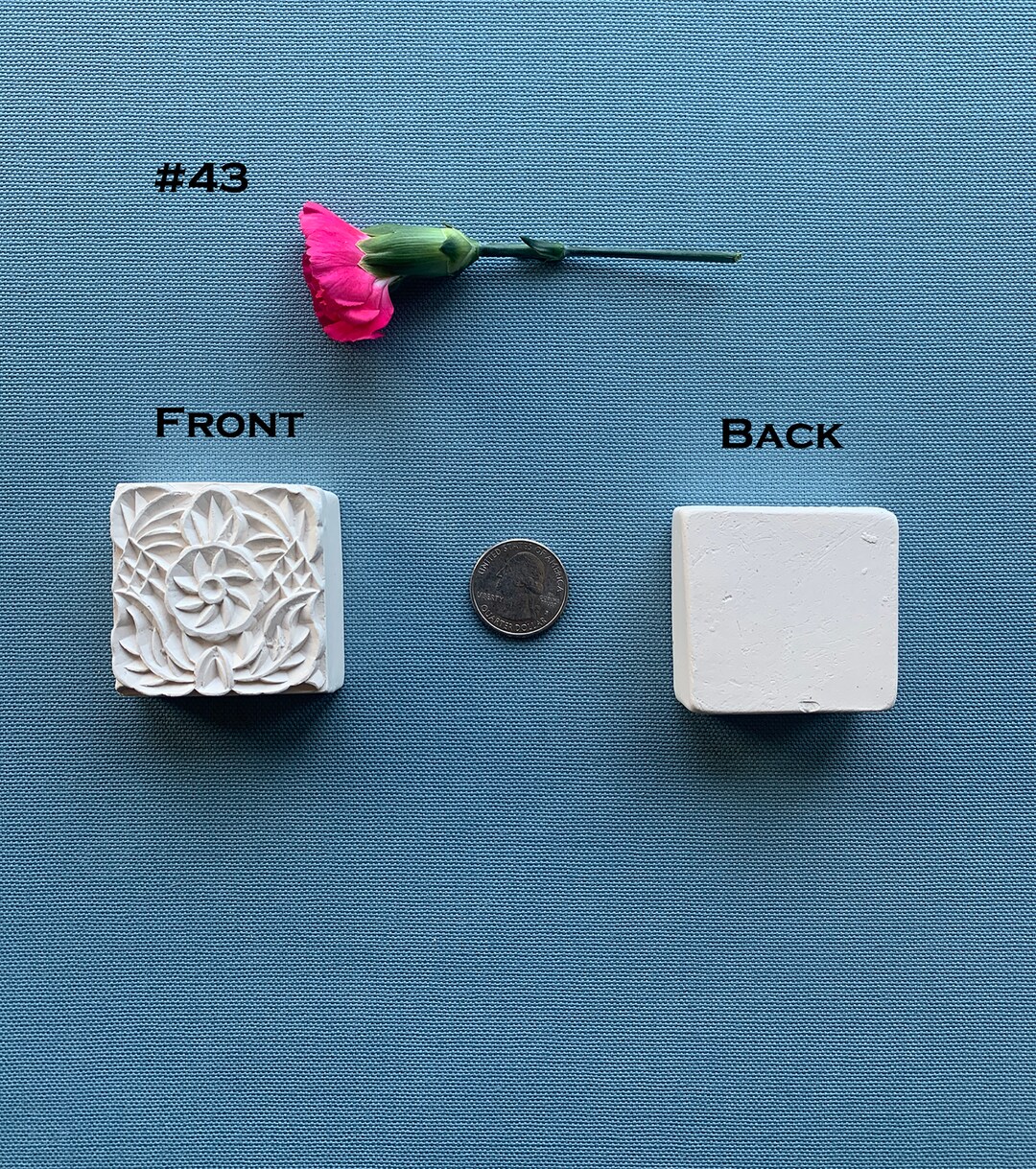 Square Texture Tool Stamp Bisque Stamp Handmade Pottery Stamp - Etsy