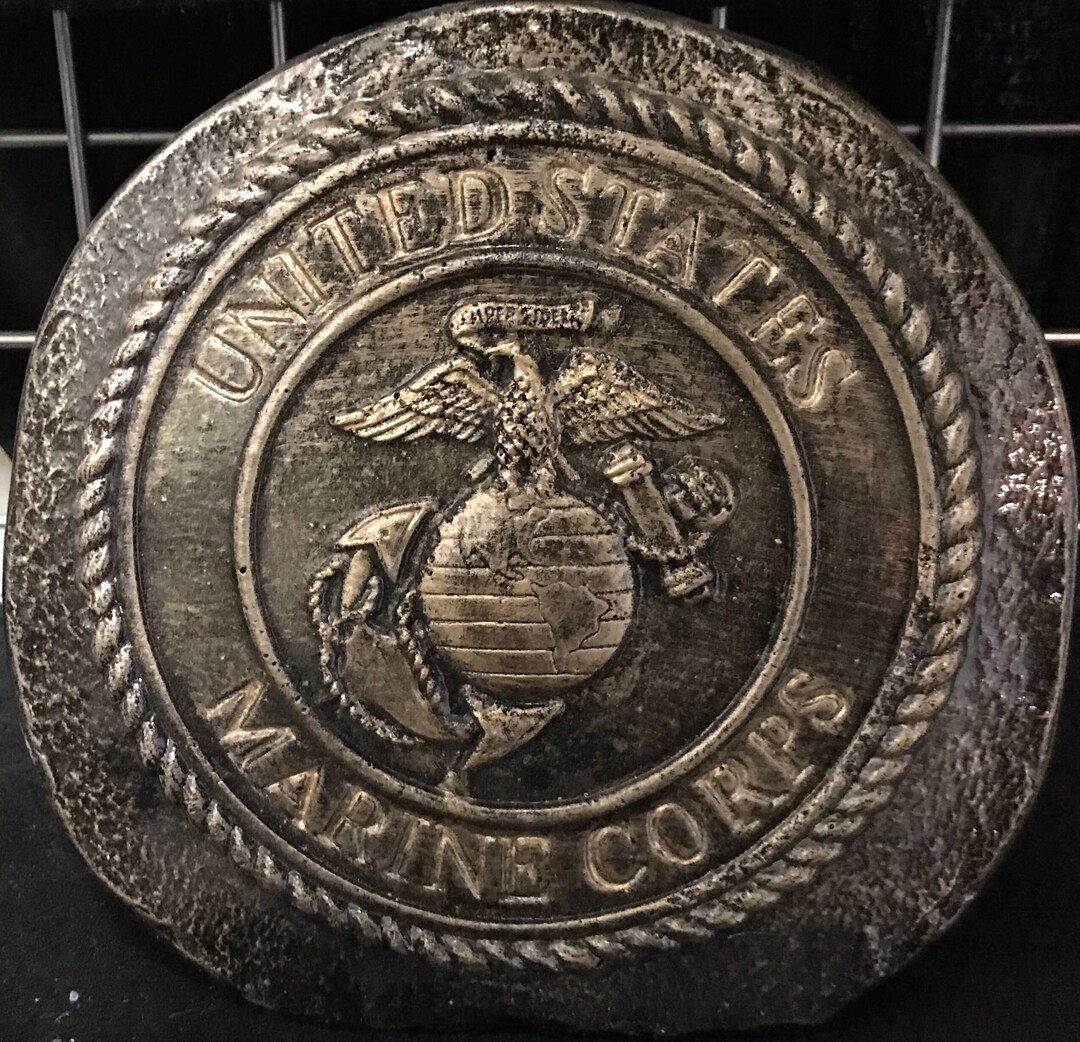 MOLD MARINE CORPS Rock, Concrete Mold, Abs Plastic, Garden Rock, Garden ...