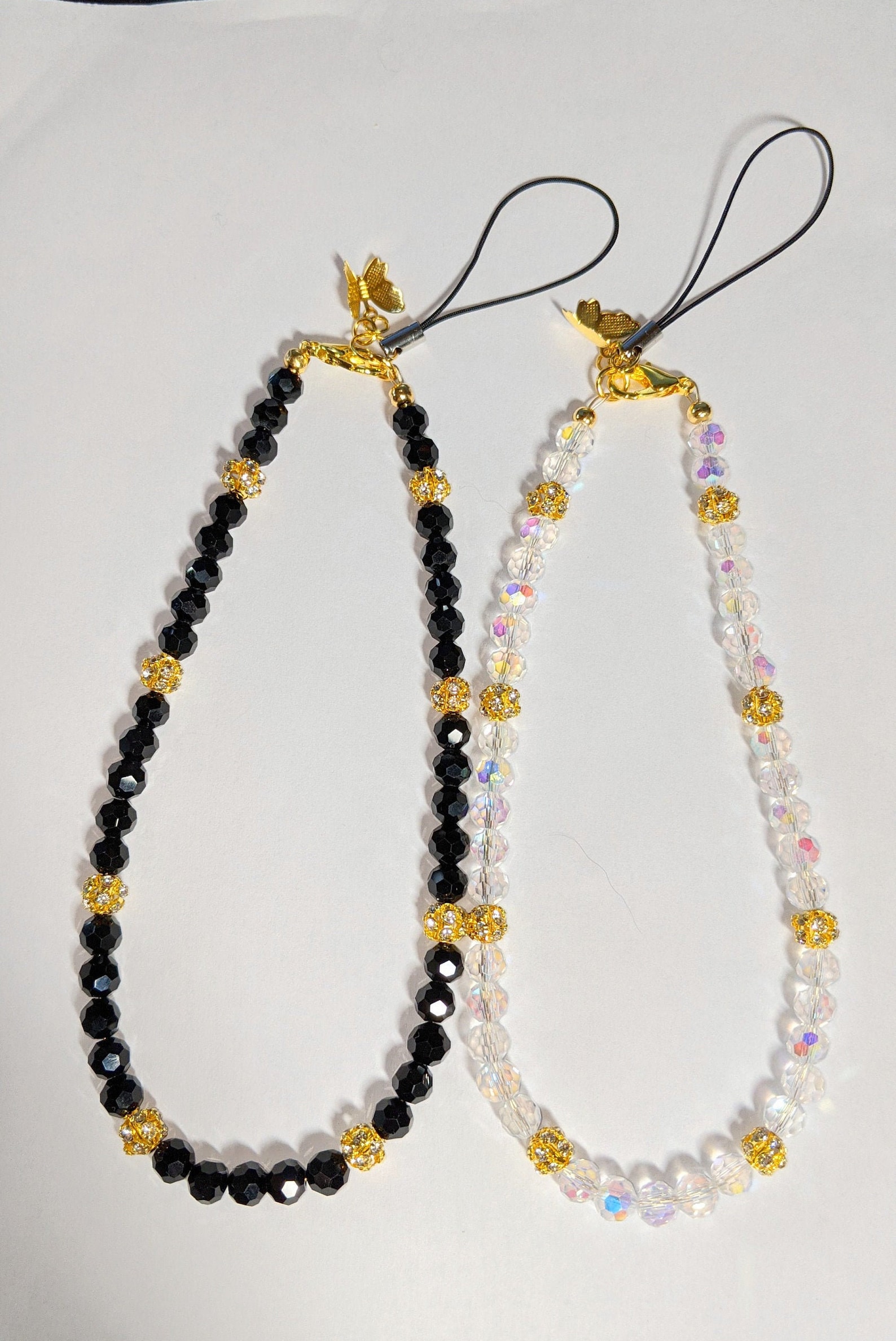 Crystal Cell Phone Strap Accessory Lanyard Holder AB 6mm Clear - Etsy