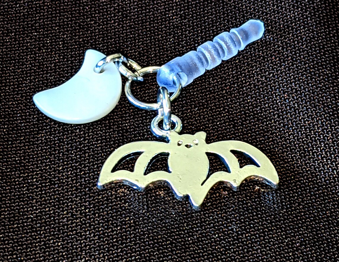 Cell Phone Charm Dust Plug Keychain Zipper Pull 3.5mm Audio - Etsy