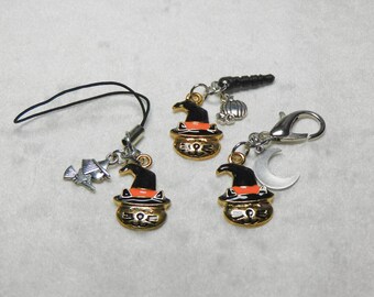 Cell Phone Charm Dust Plug Keychain Zipper Pull 3.5mm Audio Jack, Clip ...