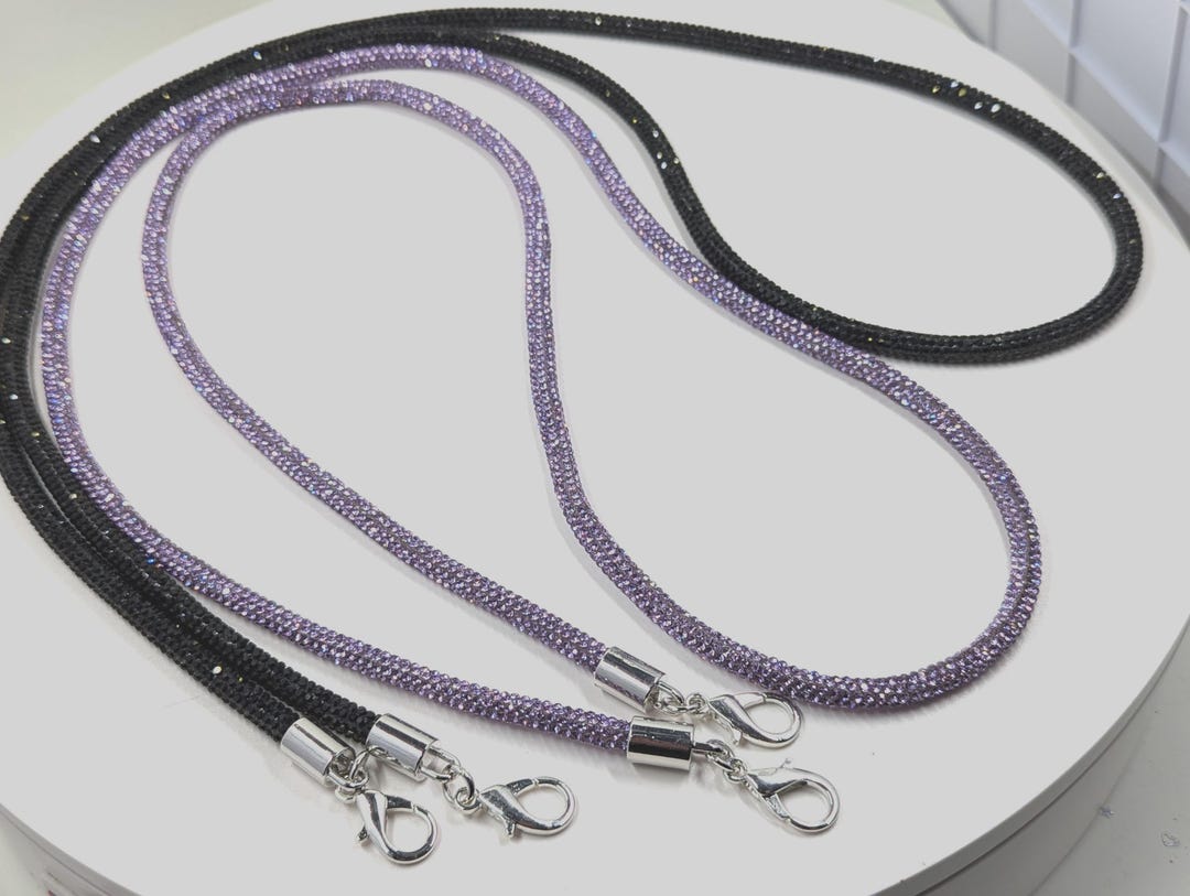Sparkly Bling Lanyard: Durable Key Chain, Phone/purse Strap - Etsy