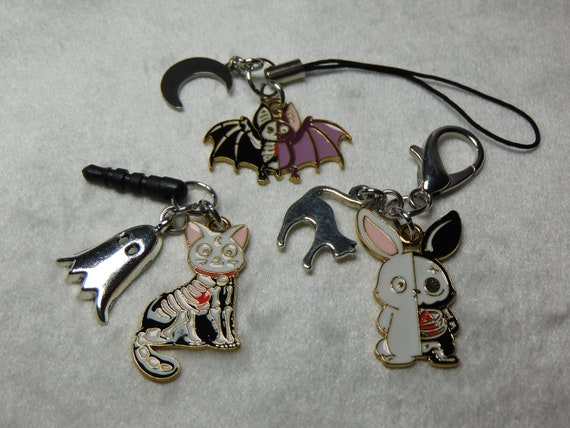 Cell Phone Charm Dust Plug Keychain Zipper Pull 3.5mm Audio - Etsy